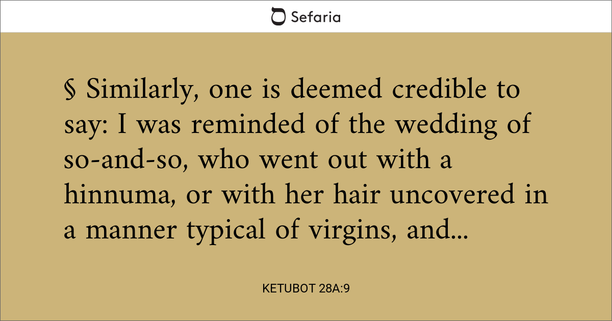 Ketubot 28a:9