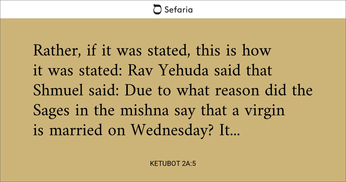 Ketubot 2a:5