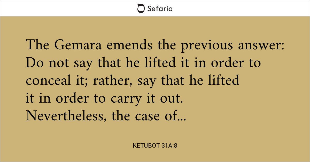 Ketubot 31a:8