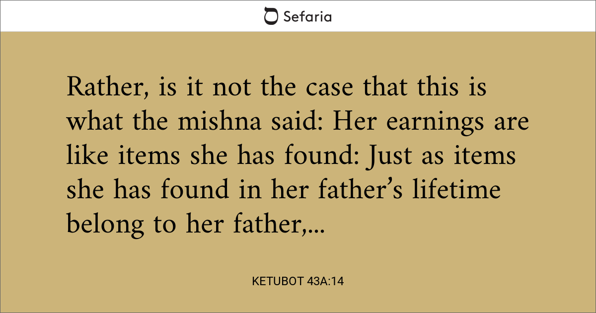 Ketubot 43a:14