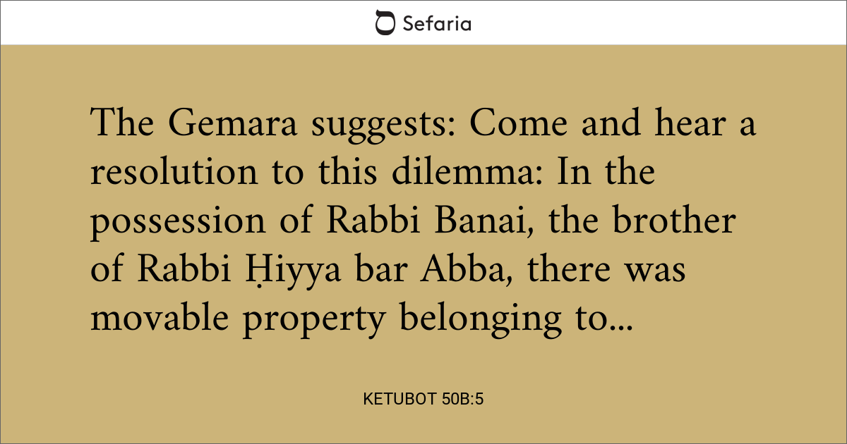 Ketubot 50b:5