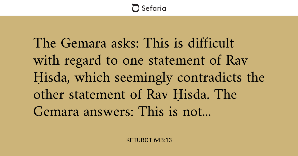 Ketubot 64b:13