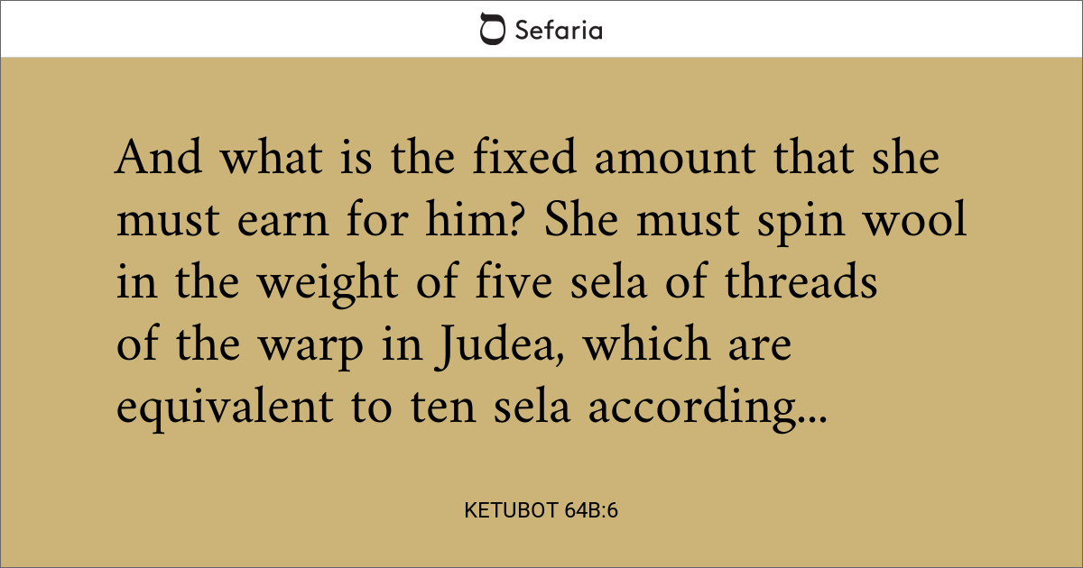 Ketubot 64b:6