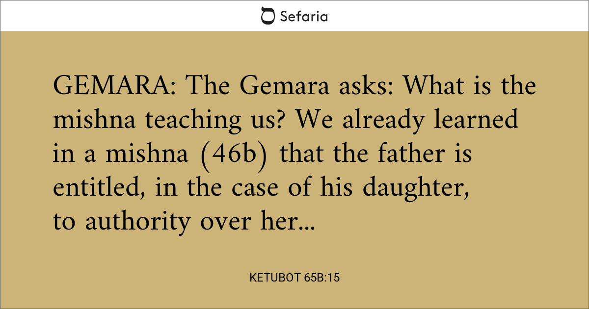 Ketubot 65b:15