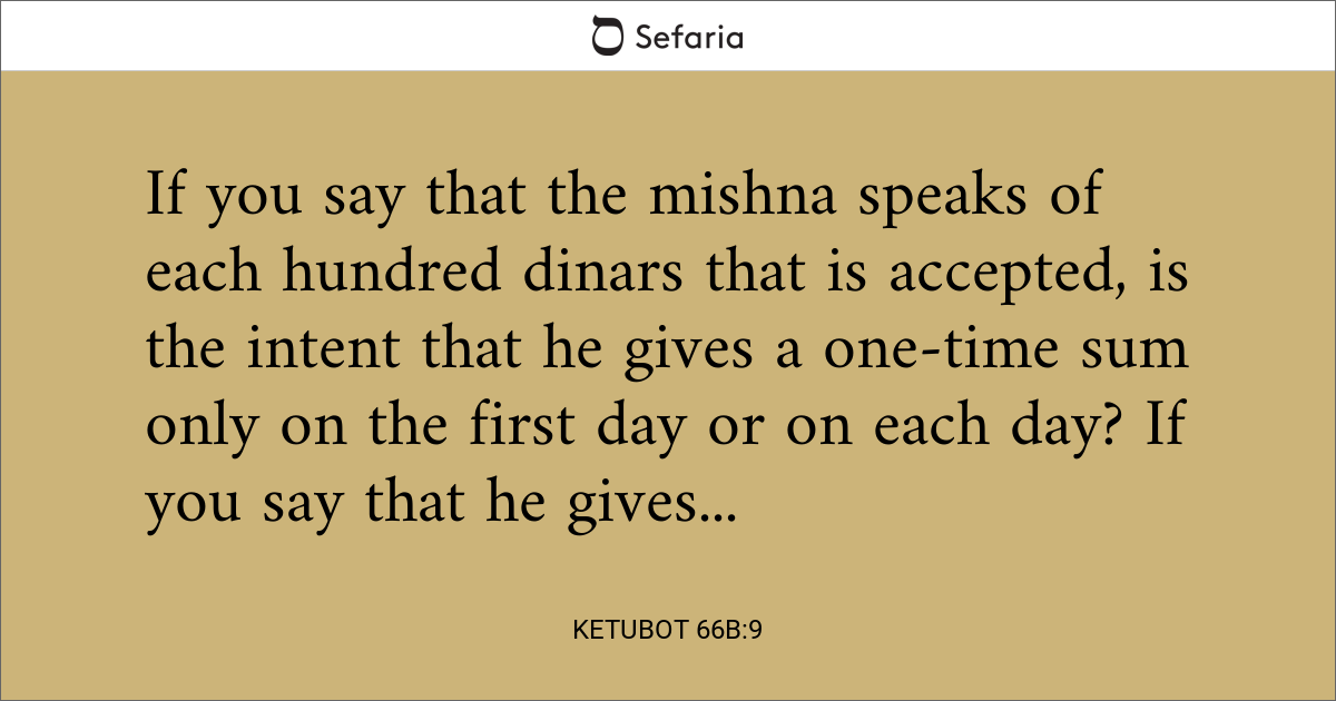 Ketubot 66b:9
