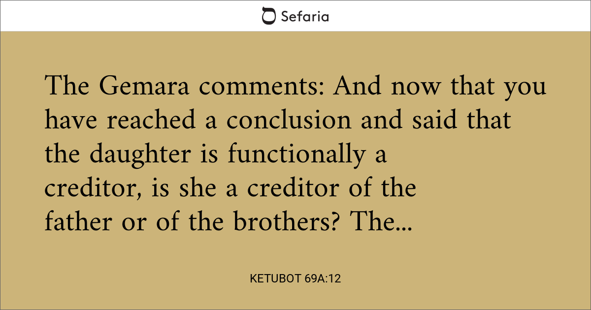 Ketubot 69a:12