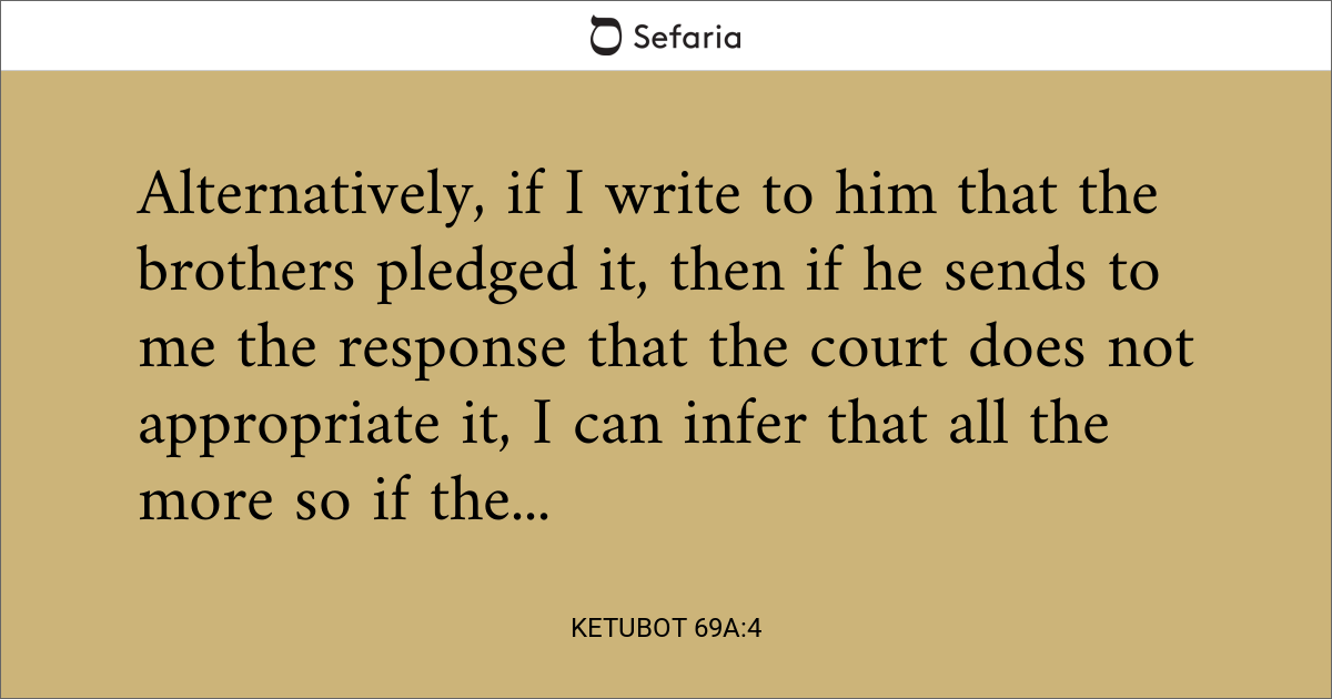 Ketubot 69a:4