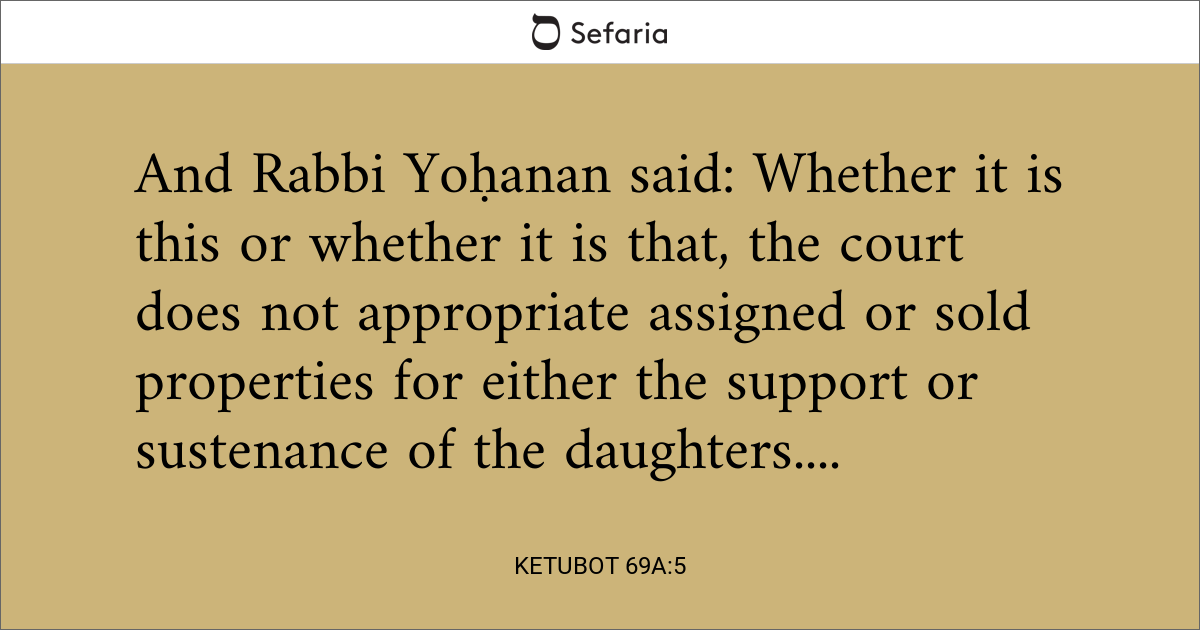 Ketubot 69a:5