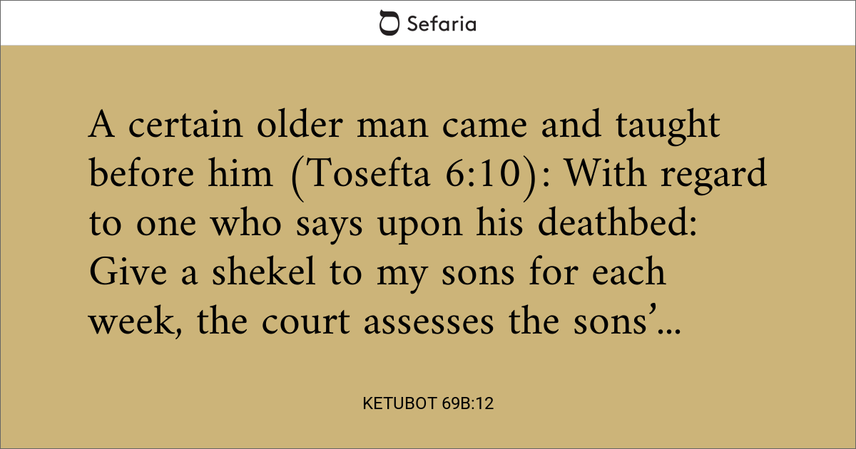 Ketubot 69b:12