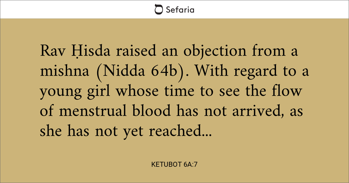 Ketubot 6a:7