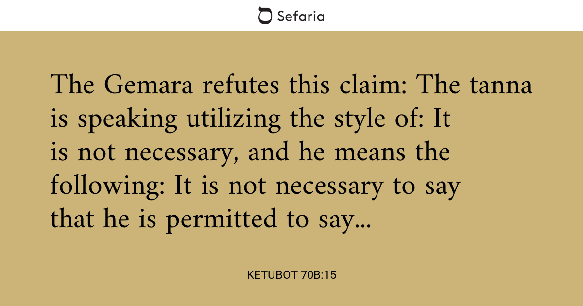Ketubot 70b:15