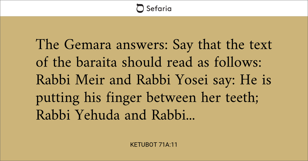 Ketubot 71a:11