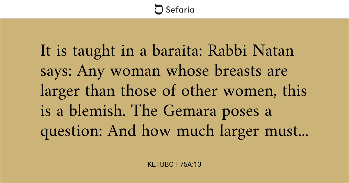 Ketubot 75a:13