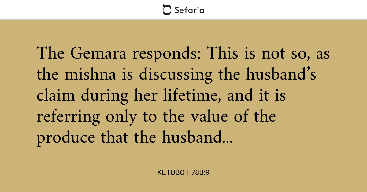 Ketubot 78b:9