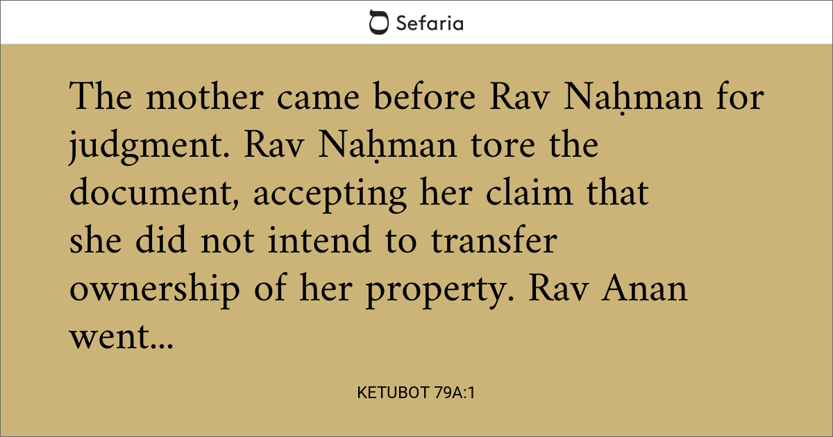 Ketubot 79a:1