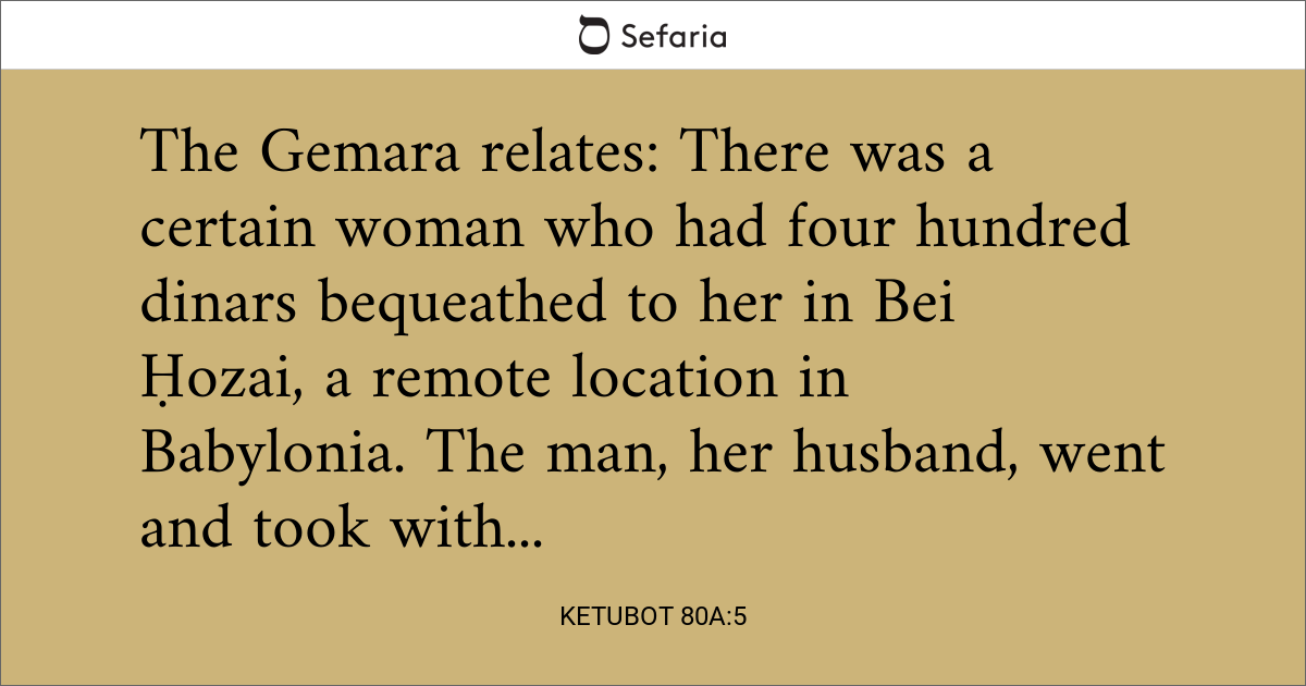 Ketubot 80a:5