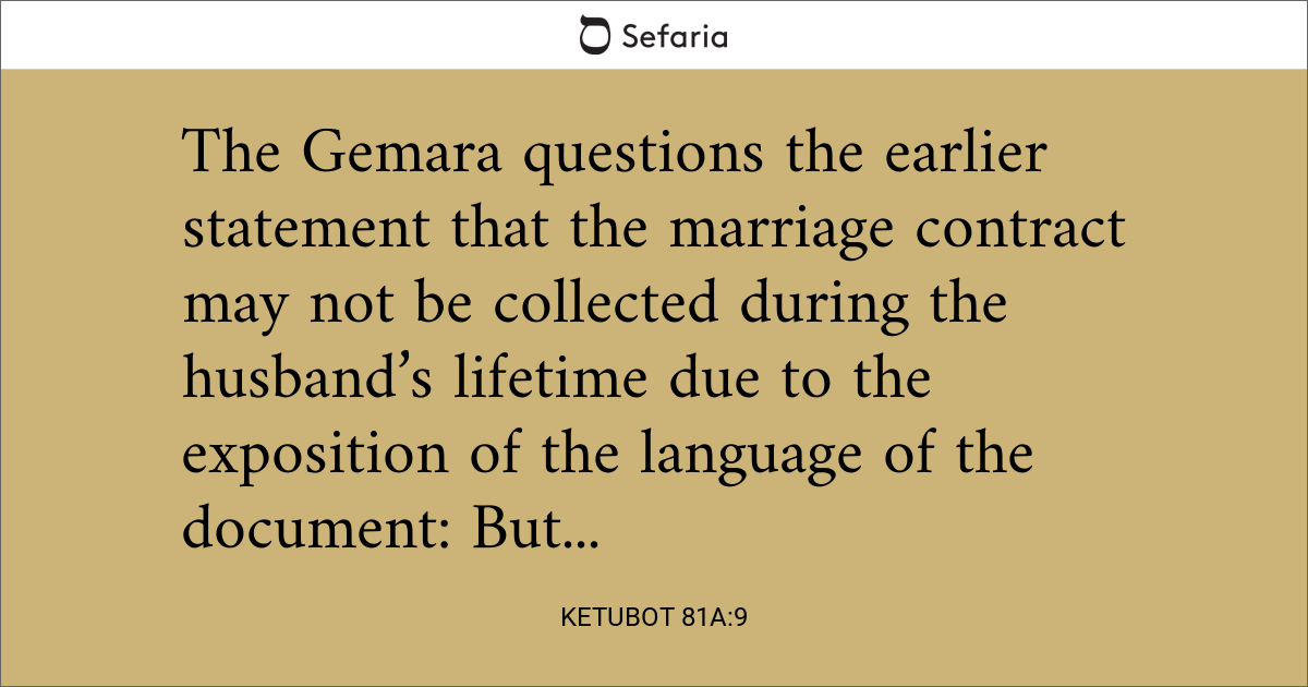 Ketubot 81a:9