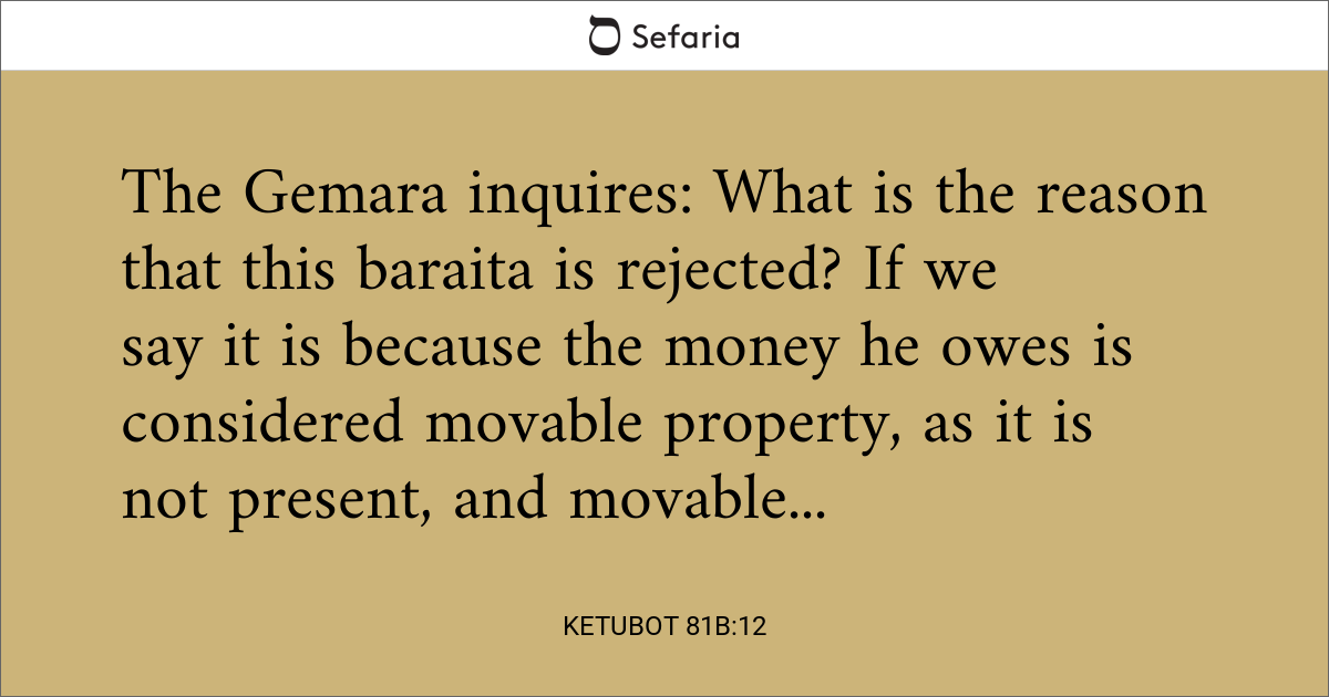 Ketubot 81b:12