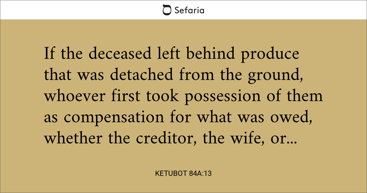 Ketubot 84a:13