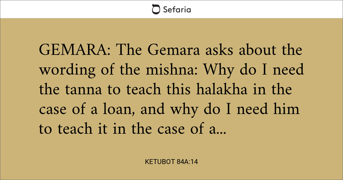 Ketubot 84a:14