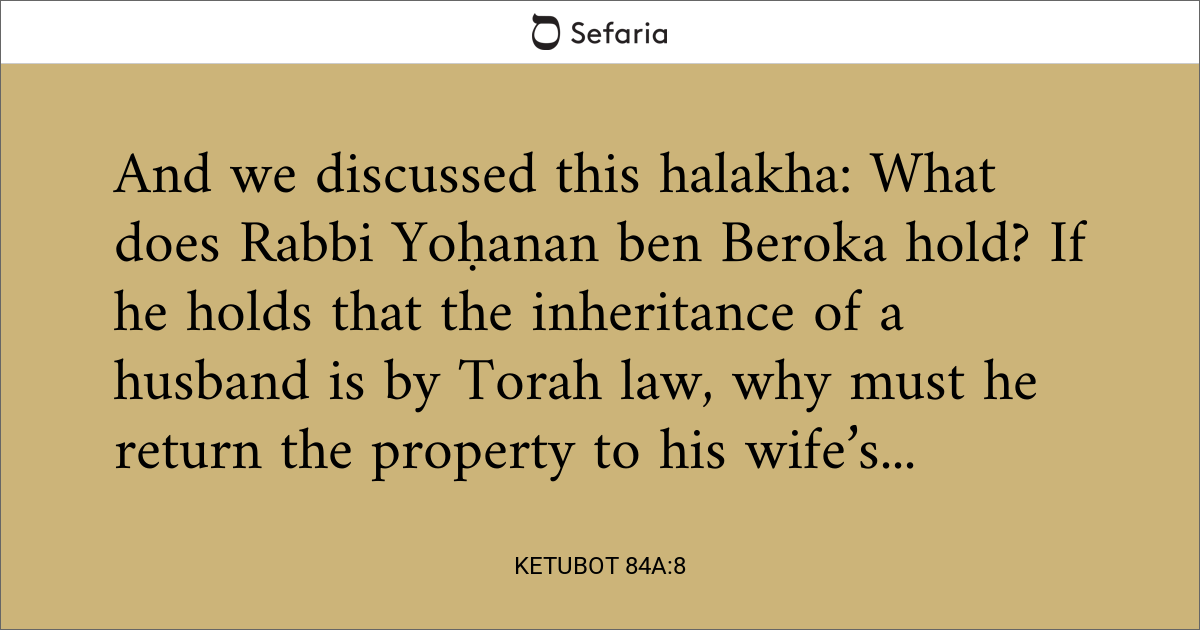 Ketubot 84a:8