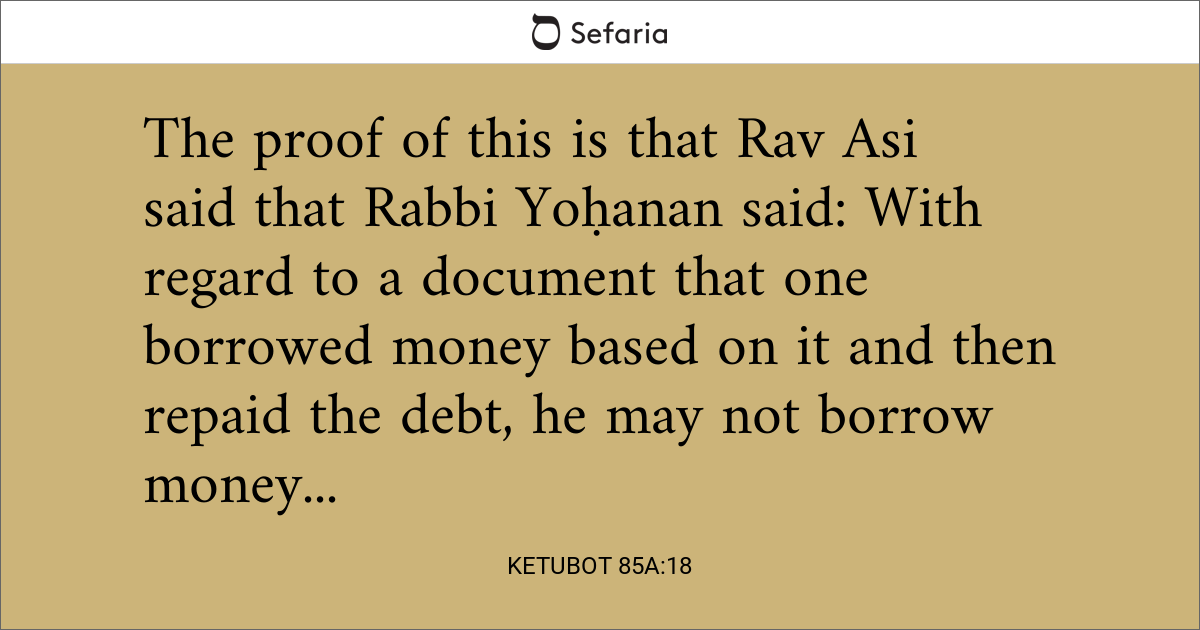 Ketubot 85a:18