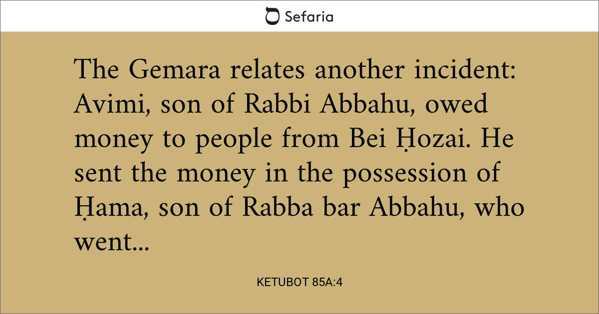Ketubot 85a:4