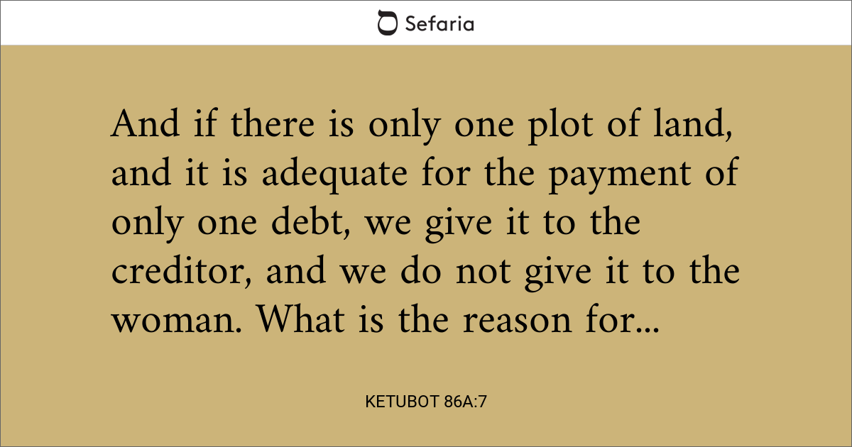 Ketubot 86a:7