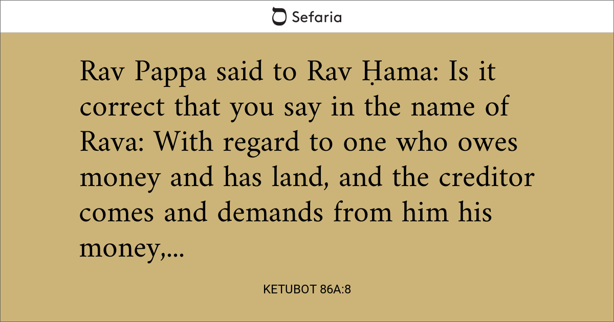 Ketubot 86a:8