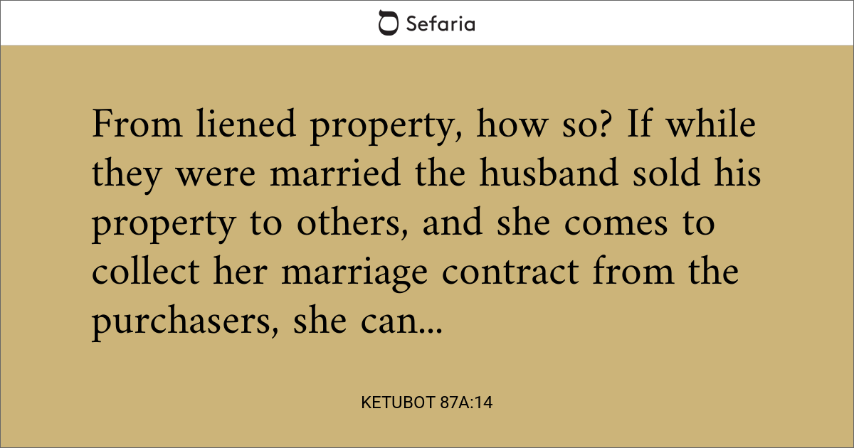 Ketubot 87a:14