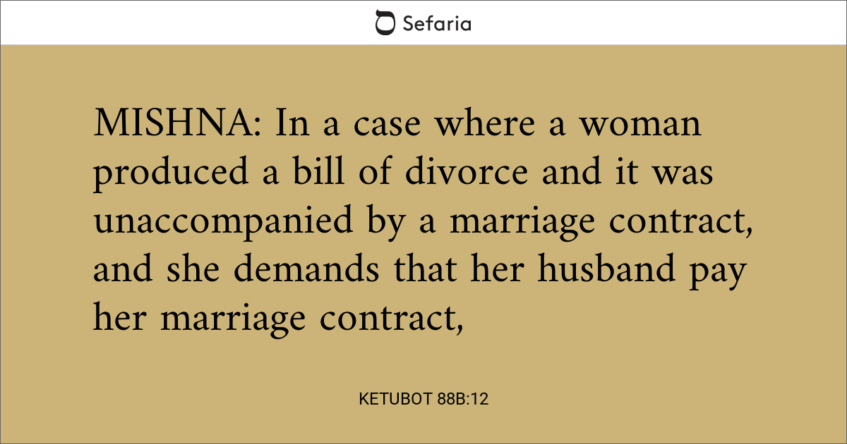 Ketubot 88b:12