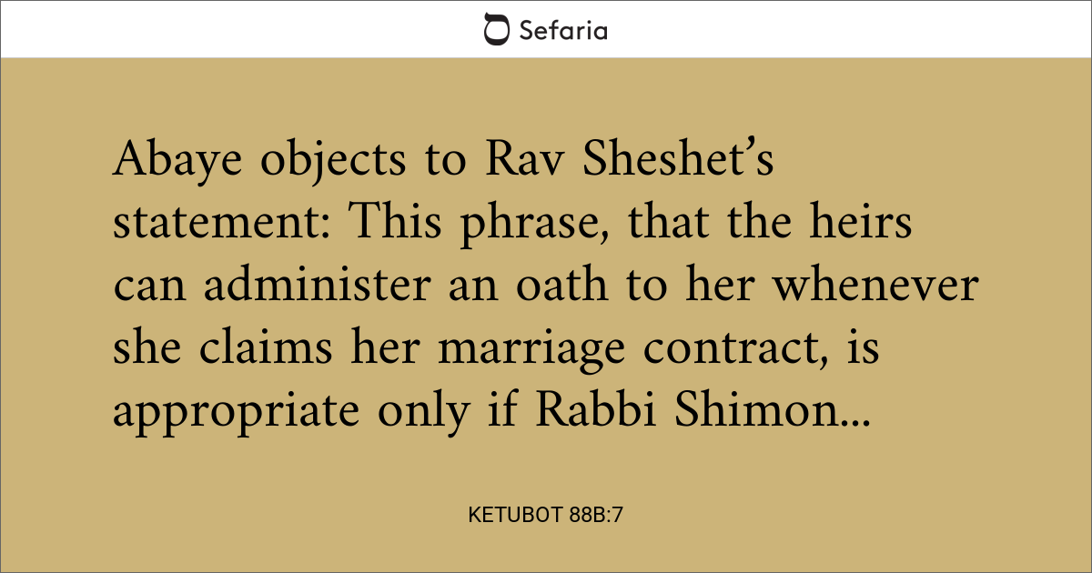 Ketubot 88b:7