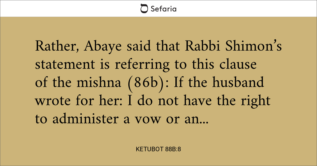 Ketubot 88b:8