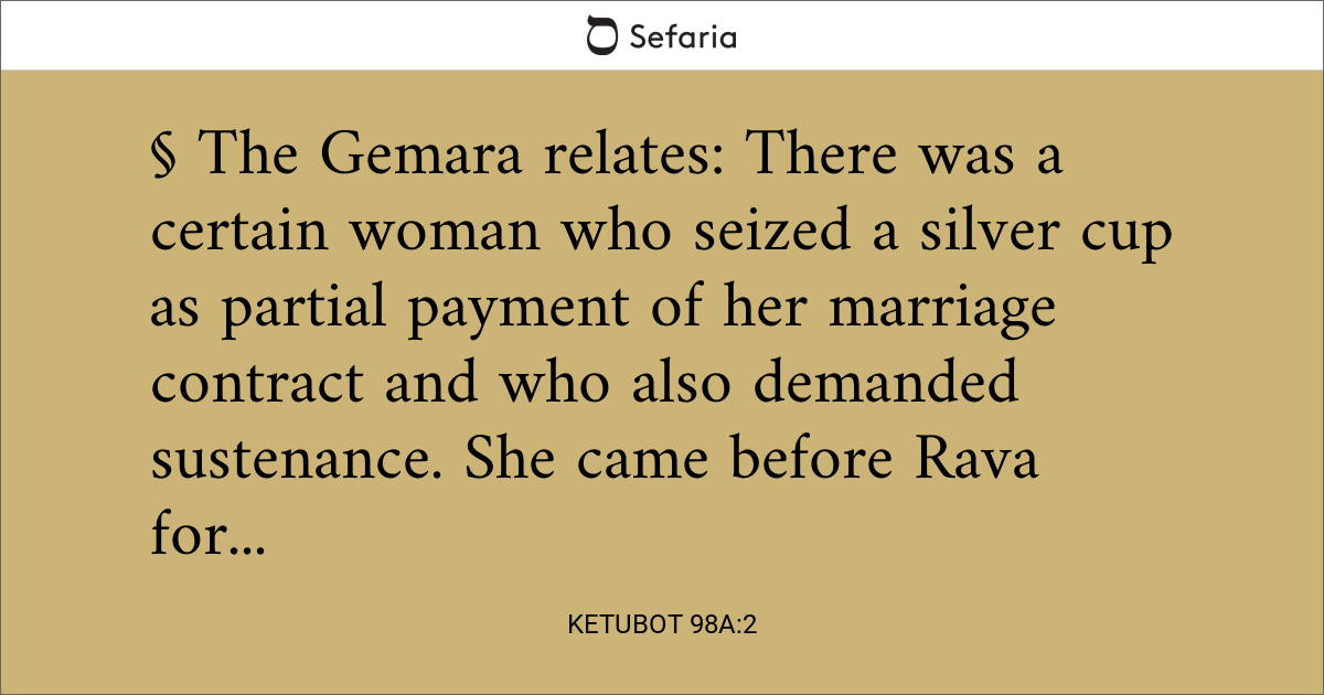 Ketubot 98a:2