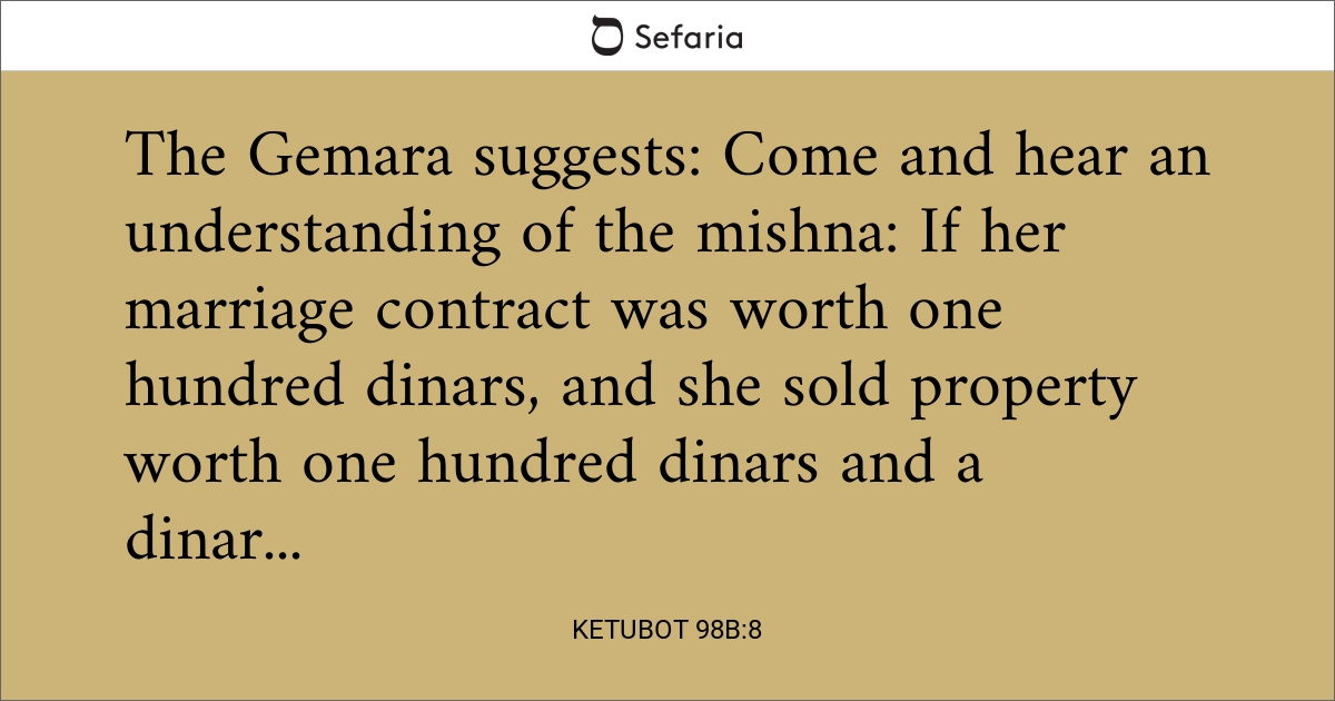 Ketubot 98b:8