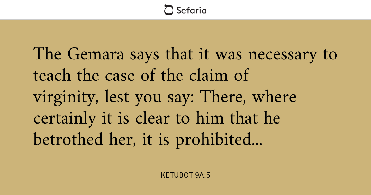 Ketubot 9a:5