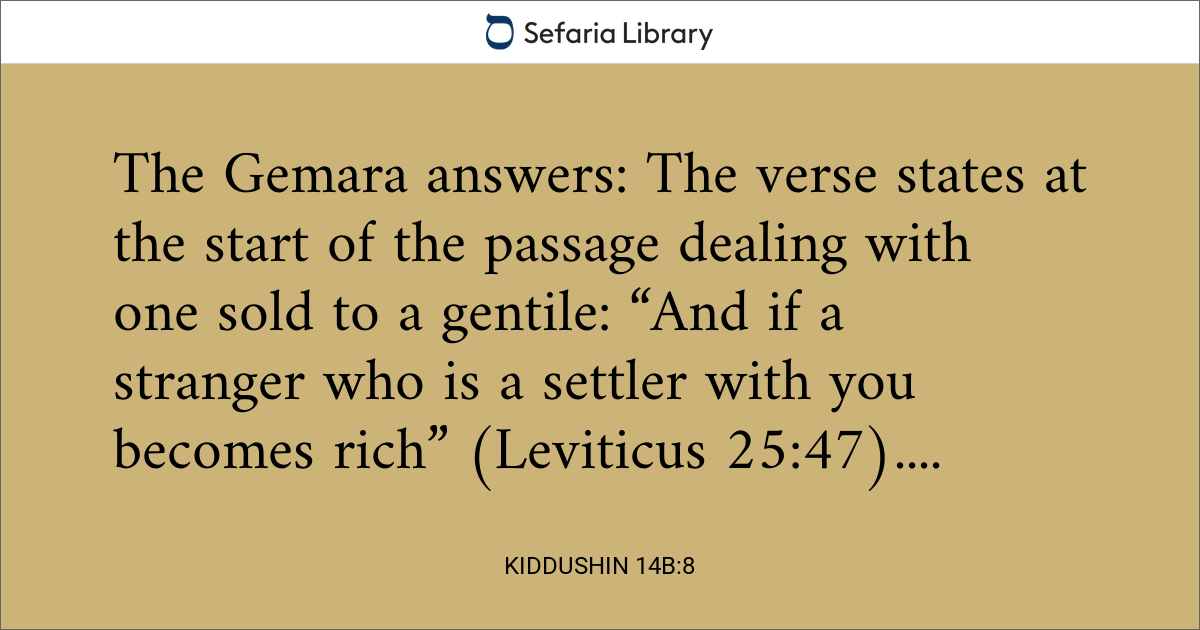 Kiddushin 14b:8 | Sefaria Library