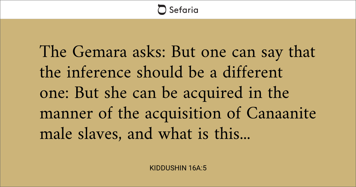 Kiddushin 16a:5