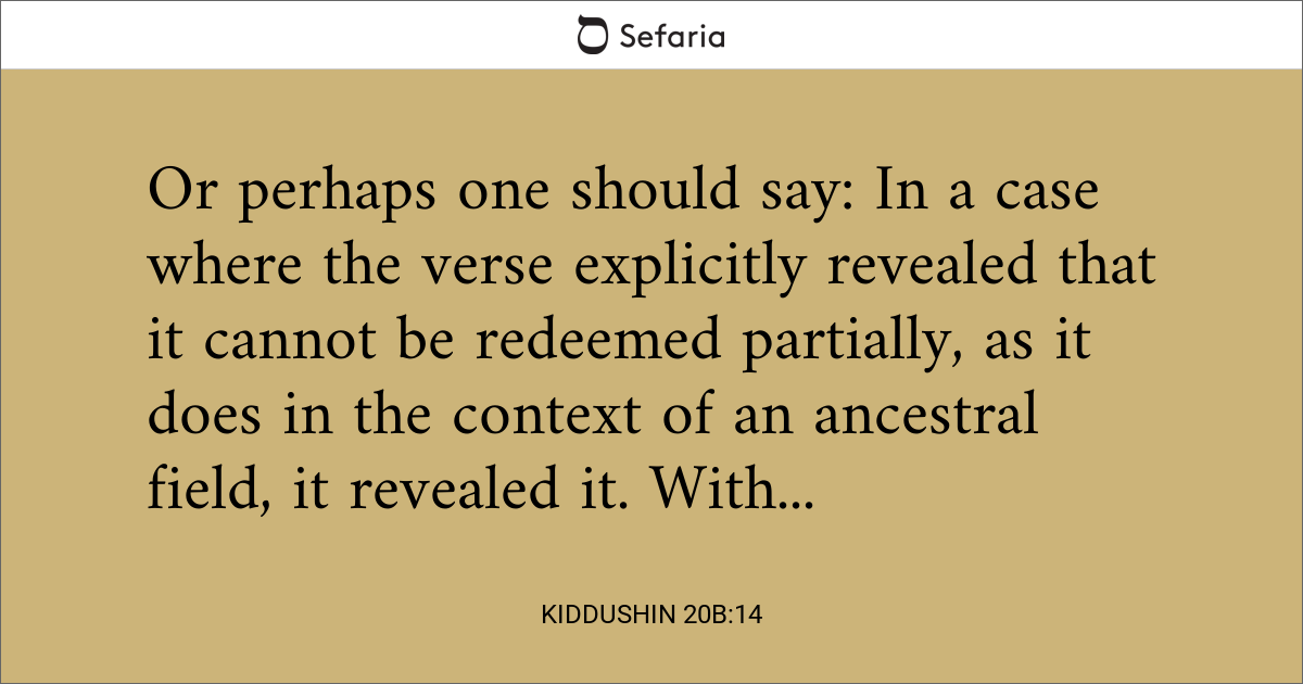 Kiddushin 20b:14