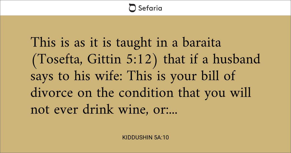 Kiddushin 5a:10