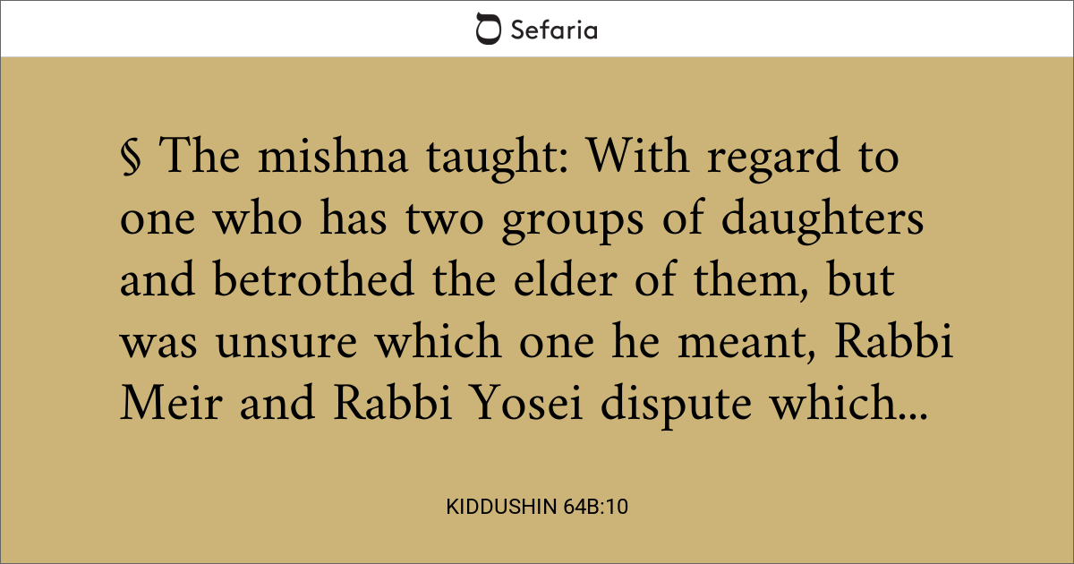 Kiddushin 64b:10
