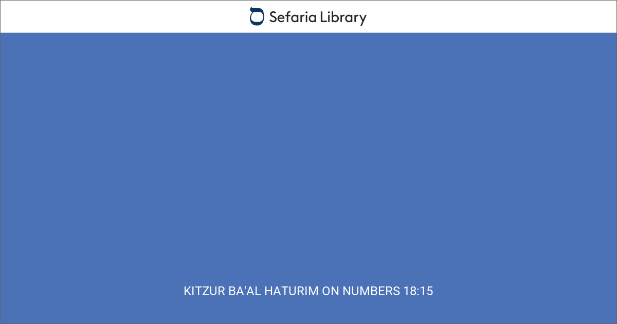 kitzur-ba-al-haturim-on-numbers-18-15