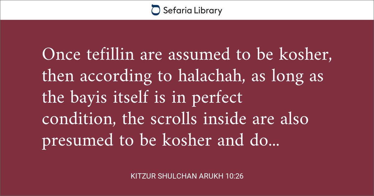 Kitzur Shulchan Arukh 10:26 | Sefaria Library
