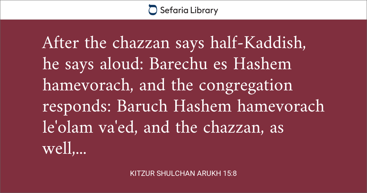 Kitzur Shulchan Arukh 15:8
