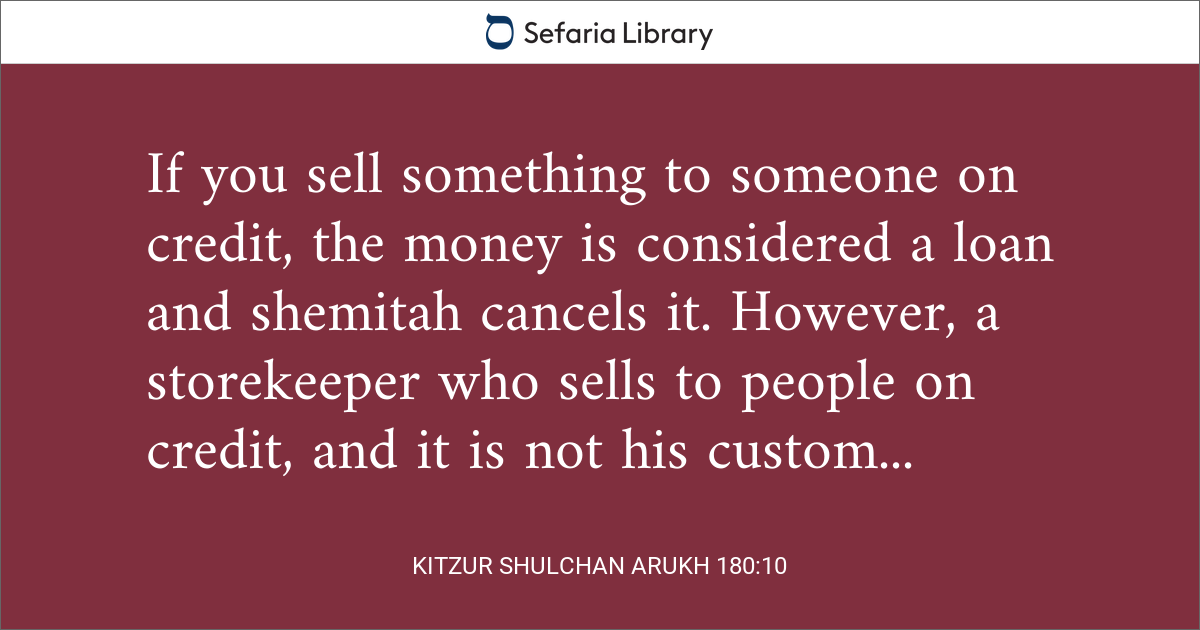 Kitzur Shulchan Arukh 180:10 | Sefaria Library