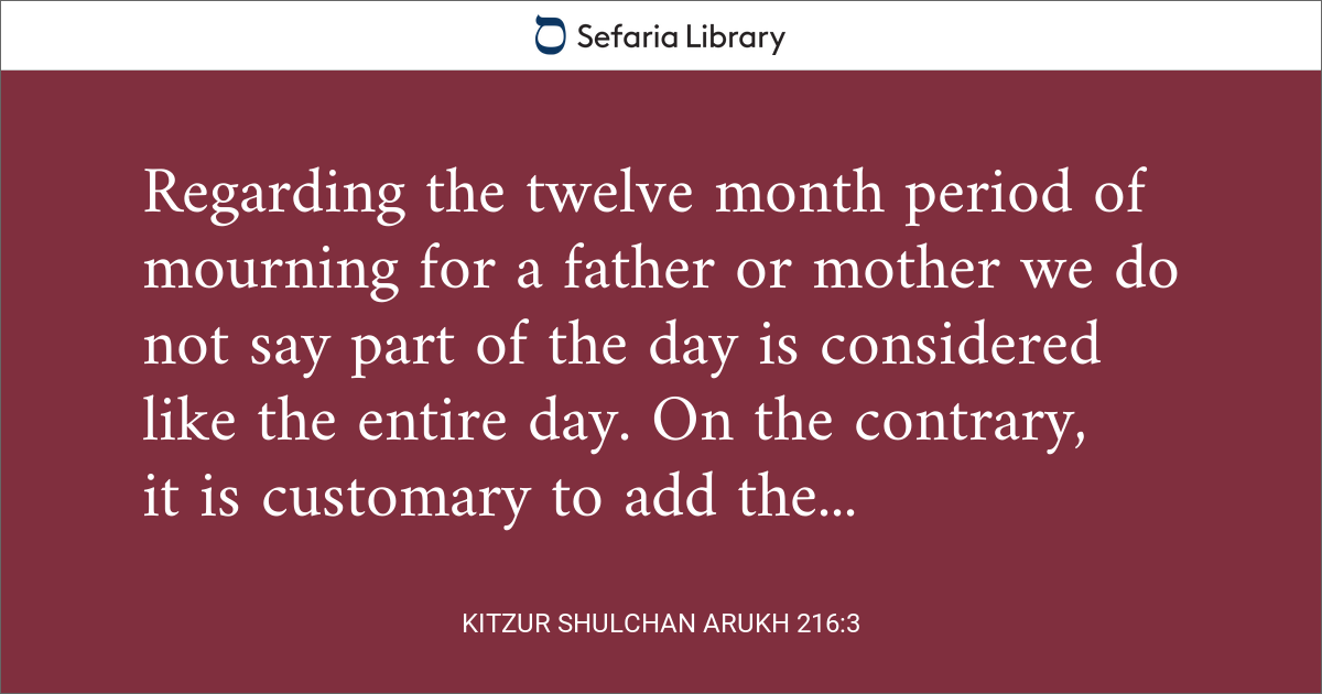 Kitzur Shulchan Arukh 216:3