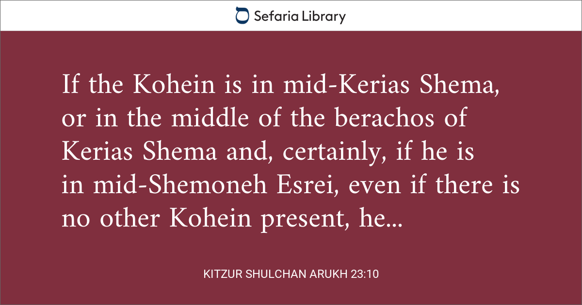 Kitzur Shulchan Arukh 23:10 | Sefaria Library