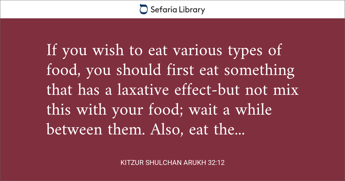 Kitzur Shulchan Arukh 32:12