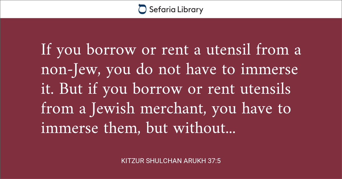 Kitzur Shulchan Arukh 37:5