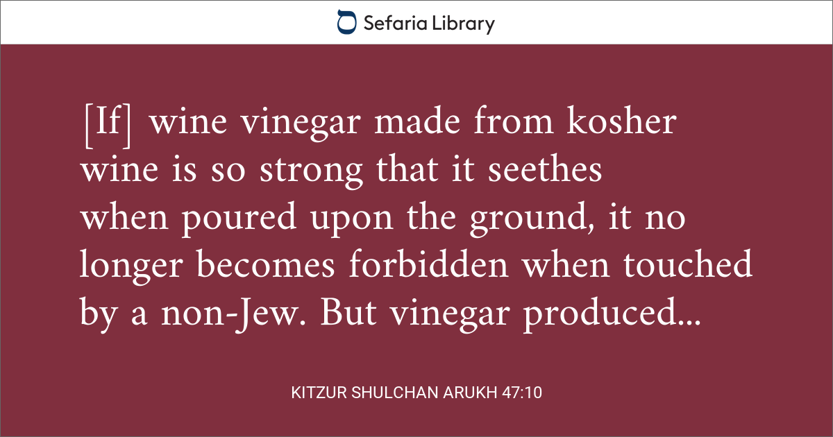 Kitzur Shulchan Arukh 47:10 | Sefaria Library